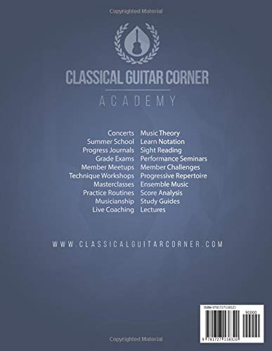 20 Practice Routines for Classical Guitar: Graded exercises and studies for classical guitar pre-written in a clear and structured progression.