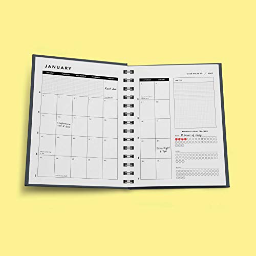 2021 Mood Tracker Planner: Understand Your Emotional Patterns; Create Healthier Mindsets; Unlock a Happier You! (Habit Tracker and Weekly Calendar)