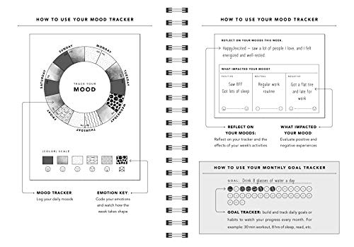 2021 Mood Tracker Planner: Understand Your Emotional Patterns; Create Healthier Mindsets; Unlock a Happier You! (Habit Tracker and Weekly Calendar)