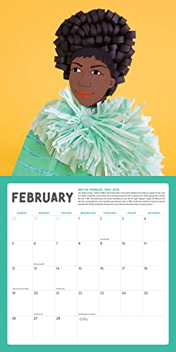 2023 Women Who Broke Glass Ceilings Wall Calendar: 12 Legendary Women Who Always Persisted and Fought Their Way to the Top (Monthly Art Calendar thru Dec. 2023, Inspirational Gift)