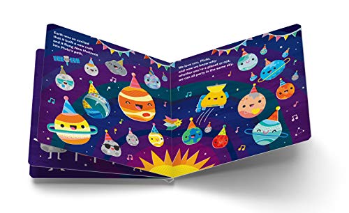 I Heart Pluto: A Rhyming Solar System Board Book with Unique Planet Cutouts - From the #1 Science Author for Kids