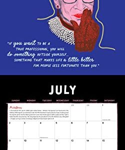 2023 The Legacy of Ruth Bader Ginsburg Wall Calendar: Her Words of Hope, Equality and Inspiration ― A yearlong tribute to the notorious RBG (12-Month Art Calendar)