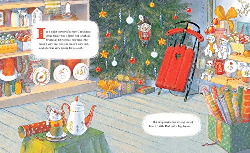 Little Red Sleigh: A Heartwarming Christmas Book For Children (Little Heroes, Big Hearts)