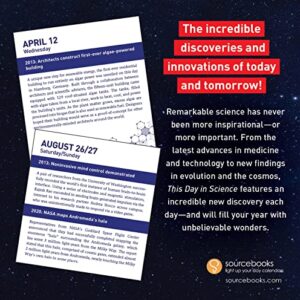 2023 This Day in Science Boxed Calendar: 365 Groundbreaking Discoveries, Inspiring People, and Incredible Facts (Daily Calendar, Office Desk Gift for Him or Her)