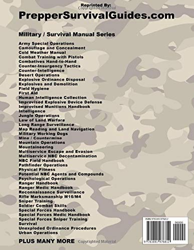 U.S. Army Soldier Combat Skills Manual: Official Updated 2008 FM 3-21.75 (Not Obsolete FM 21-75 Version) - 316 Pages – (Prepper Survival Army)