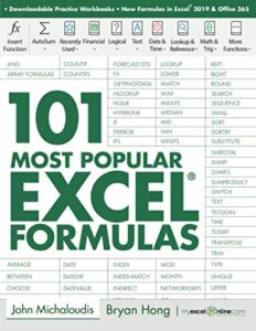 101 most popular excel formulas (101 excel series)