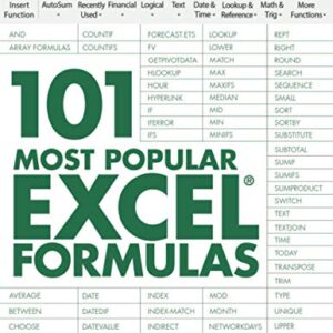 101 Most Popular Excel Formulas (101 Excel Series)