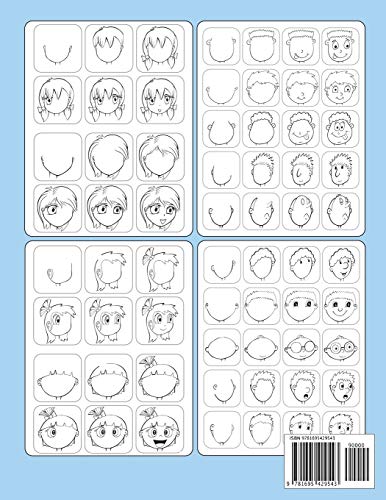 The Big Book of Faces: How to Draw 400 Easy to follow Step by Step Drawing Lessons for Kids (How to Draw Easy to follow Step by Step Drawing Lessons for Kids)