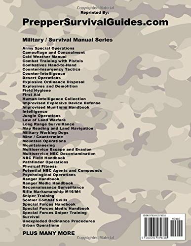 U.S. Army Special Forces Sniper Training Manual: Official Updated 2003 FM 3-05.222 (Not Obsolete TC 31-32 Version) - 473 Pages – (Prepper Survival Army)