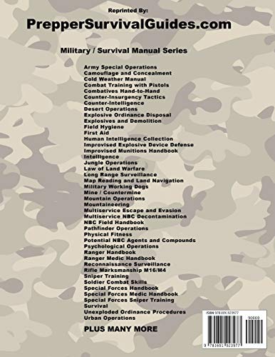 U.S. Army First Aid Manual: Official Updated 2016 TC 4-02.1 - (Not Obsolete FM 4.25.11 Edition) - 8.5 x 11 inch Size - 121 Pages - (Prepper Survival Army)