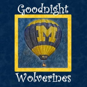 goodnight wolverines: michigan bedtime story