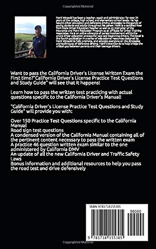 California Driver's License Practice Test Questions and Study Guide: Learn to Drive Safely and Pass the Written Test