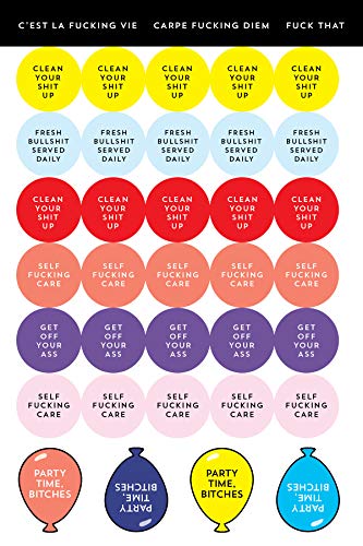 F*cking Planner Stickers: 500+ Funny Adult Stickers to Control Your Sh*t (Journal Variety Pack, White Elephant Gift)