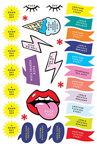 F*cking Planner Stickers: 500+ Funny Adult Stickers to Control Your Sh*t (Journal Variety Pack, White Elephant Gift)