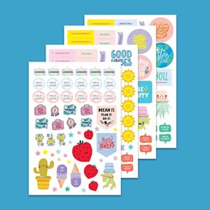 2023 Choose Happy Planner: 17-Month Weekly Happiness Organizer with Inspirational Stickers (Thru December 2023)