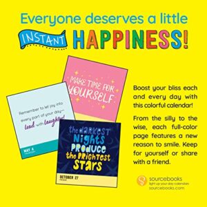 2023 Instant Happy Notes Boxed Calendar: 365 Reminders to Smile and Shine! (Daily Motivational Desk Gift)