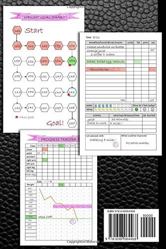 90 Days Challenge: 90+ Day Food Journal and Fitness Tracker: Record Eating, Plan Meals, and Set Diet and Exercise Goals for Optimal Weight Loss.