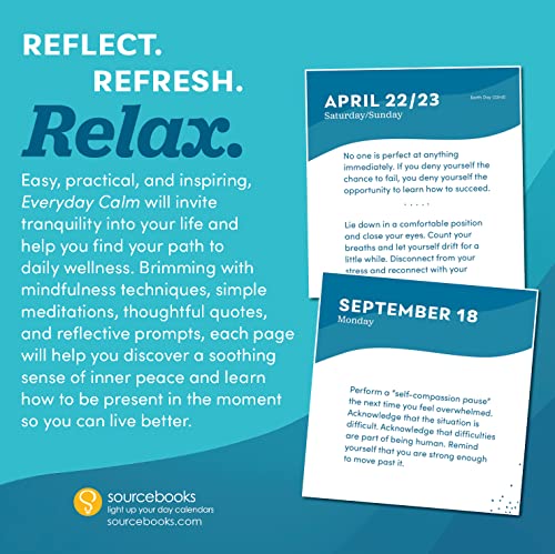 2023 Everyday Calm Boxed Calendar: 365 Days of Inspiration and Mindfulness to Reset, Refresh, and Live Better (Motivational, Self-Care & Daily Stress Relief Desk Gift)