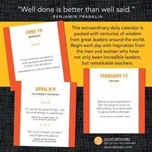 2023 Great Quotes From Great Leaders Boxed Calendar: 365 Inspirational Quotes From Leaders Who Shaped the World (Daily Calendar, Office Desk Gift for Him or Her)