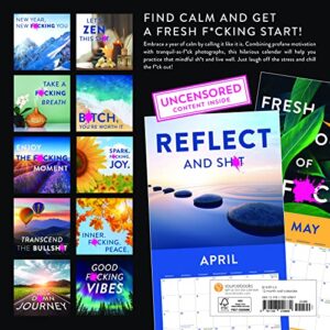 2023 Chill the F*ck Out Wall Calendar: Find Calm and Get a Fresh F*cking Start This Year (Funny 12-Month Calendar, White Elephant Gag Gift for Adults)