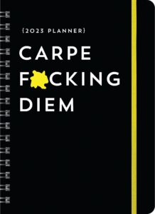 2023 carpe f*cking diem planner: 17-month weekly organizer with stickers to get shit done monthly (august 2022-december 2023) (calendars & gifts to swear by)