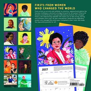 2023 Women Who Broke Glass Ceilings Wall Calendar: 12 Legendary Women Who Always Persisted and Fought Their Way to the Top (Monthly Art Calendar thru Dec. 2023, Inspirational Gift)