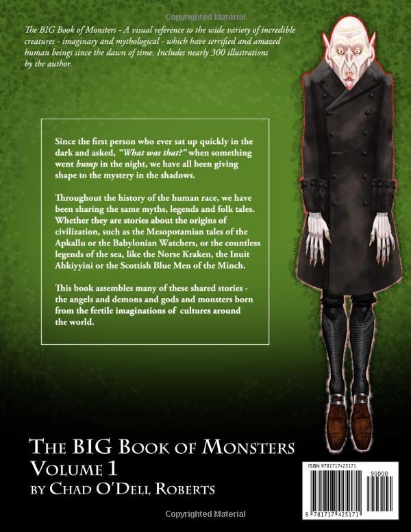 The Big Book of Monsters Volume One: An Illustrated Encyclopedia of Myths, Folktales and Legendary Creatures