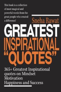 365+ greatest inspirational quotes on mindset, motivation, happiness and success: greatest and most powerful quotes used by the famous people ever lived