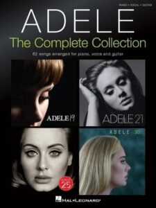 adele: the complete collection - 62 songs arranged for piano, voice and guitar