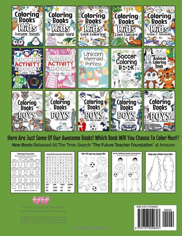 Soccer Activity Book: For Kids Aged 6-12 (Soccer Activity Books for Kids)