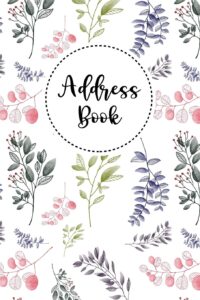 address book: contact address book alphabetical organizer with 12 month birthdays and anniversaries calendar website password logins keeper logbook ... and anniversaries calendar password keeper)