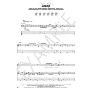 Alternative Rock Guitar Tab Anthology: Guitar Tab Transcriptions with Lyrics of 30 Classics (Guitar Recorded Versions)