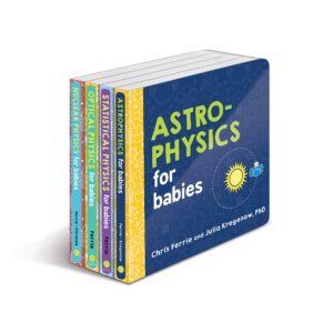 baby university 4-book physics set: explore astrophysics, nuclear physics and more with this ultimate stem gift for kids