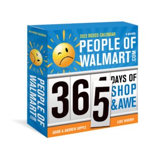 2023 People of Walmart Boxed Calendar: 365 Days of Shop and Awe (Funny Daily Desk Calendar, White Elephant Gag Gift for Adults)