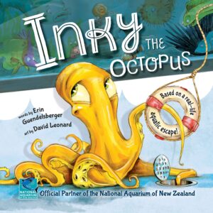 inky the octopus: the official story of one brave octopus' daring escape (includes marine biology facts for fun early learning!)