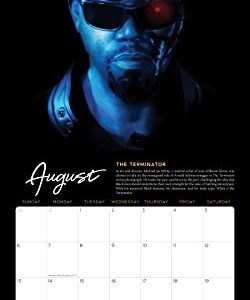 2023 Black Hollywood Wall Calendar: 12 Months of Iconic Movie Moments Reimagined with Black Stars (Photography Art Gift)