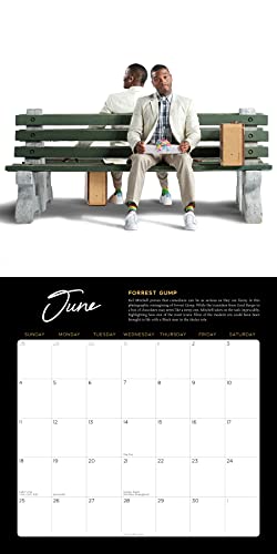 2023 Black Hollywood Wall Calendar: 12 Months of Iconic Movie Moments Reimagined with Black Stars (Photography Art Gift)