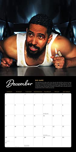 2023 Black Hollywood Wall Calendar: 12 Months of Iconic Movie Moments Reimagined with Black Stars (Photography Art Gift)