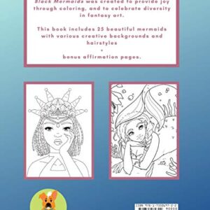 Black Mermaids: All Ages Coloring Book