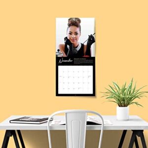 2023 Black Hollywood Wall Calendar: 12 Months of Iconic Movie Moments Reimagined with Black Stars (Photography Art Gift)