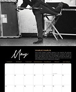 2023 Black Hollywood Wall Calendar: 12 Months of Iconic Movie Moments Reimagined with Black Stars (Photography Art Gift)