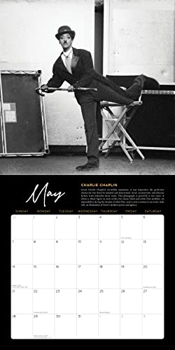 2023 Black Hollywood Wall Calendar: 12 Months of Iconic Movie Moments Reimagined with Black Stars (Photography Art Gift)