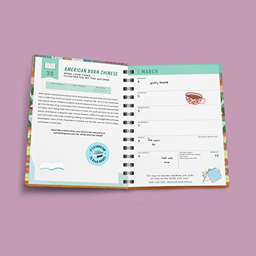 The American Library Association Recommended Reads and 2024 Planner: A 17-Month Book Log and Planner with Weekly Reads, Book Trackers, and More!