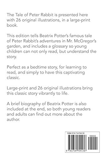 The Tale of Peter Rabbit (Classics Made Easy): Dozens of Illustrations, Glossary included