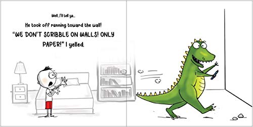 Never Let A Dinosaur Scribble!