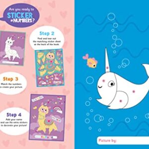 My First Sticker By Numbers: Magical Creatures: Awesome Activity Book with 500+ Big Stickers for Toddlers and Preschoolers!