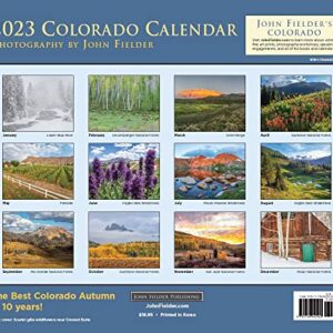 John Fielder's Colorado 2023 Scenic Wall Calendar