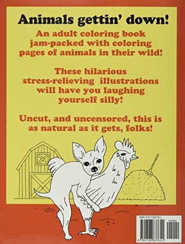 Humping Animals Adult Coloring Book: Hilariously funny coloring book of animals gone wild! Color, laugh, and relax!