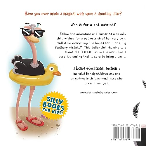 Do Not Wish For A Pet Ostrich!: A story book for kids ages 3-9 who love silly stories (Silly Books for Kids Series)