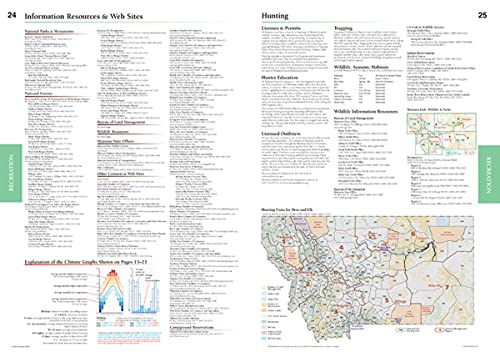 Montana Road and Recreation Atlas - 6th Edition, 2024